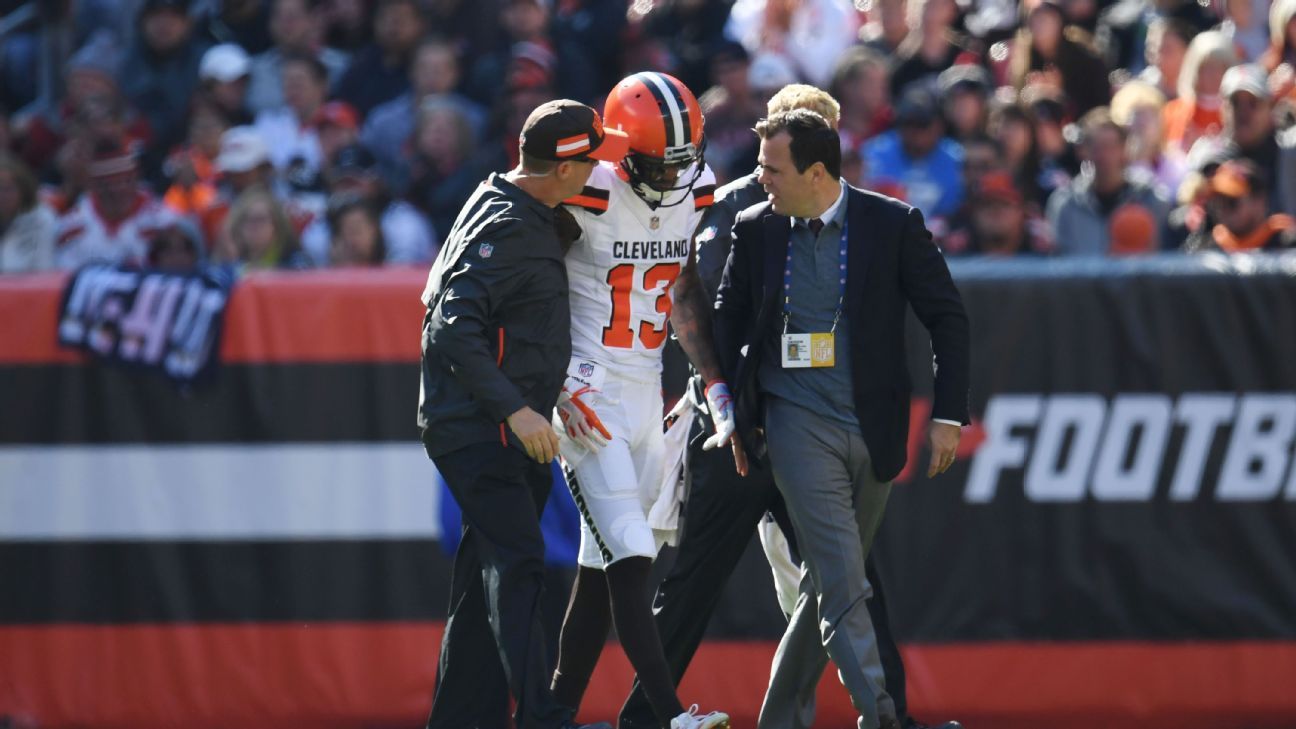 Browns hit with injuries at linebacker, wide receiver - ESPN