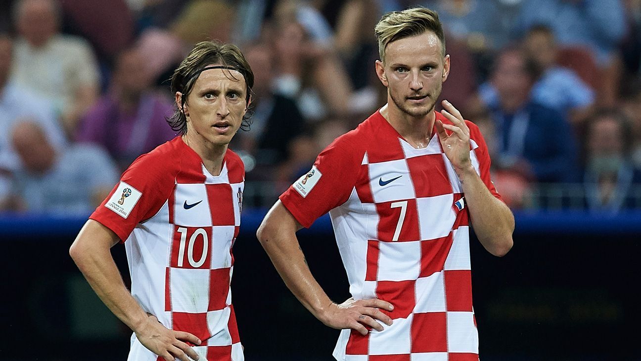 Rakitic vs. Modric: Unidos por Croacia, separados por la rivalidad ...