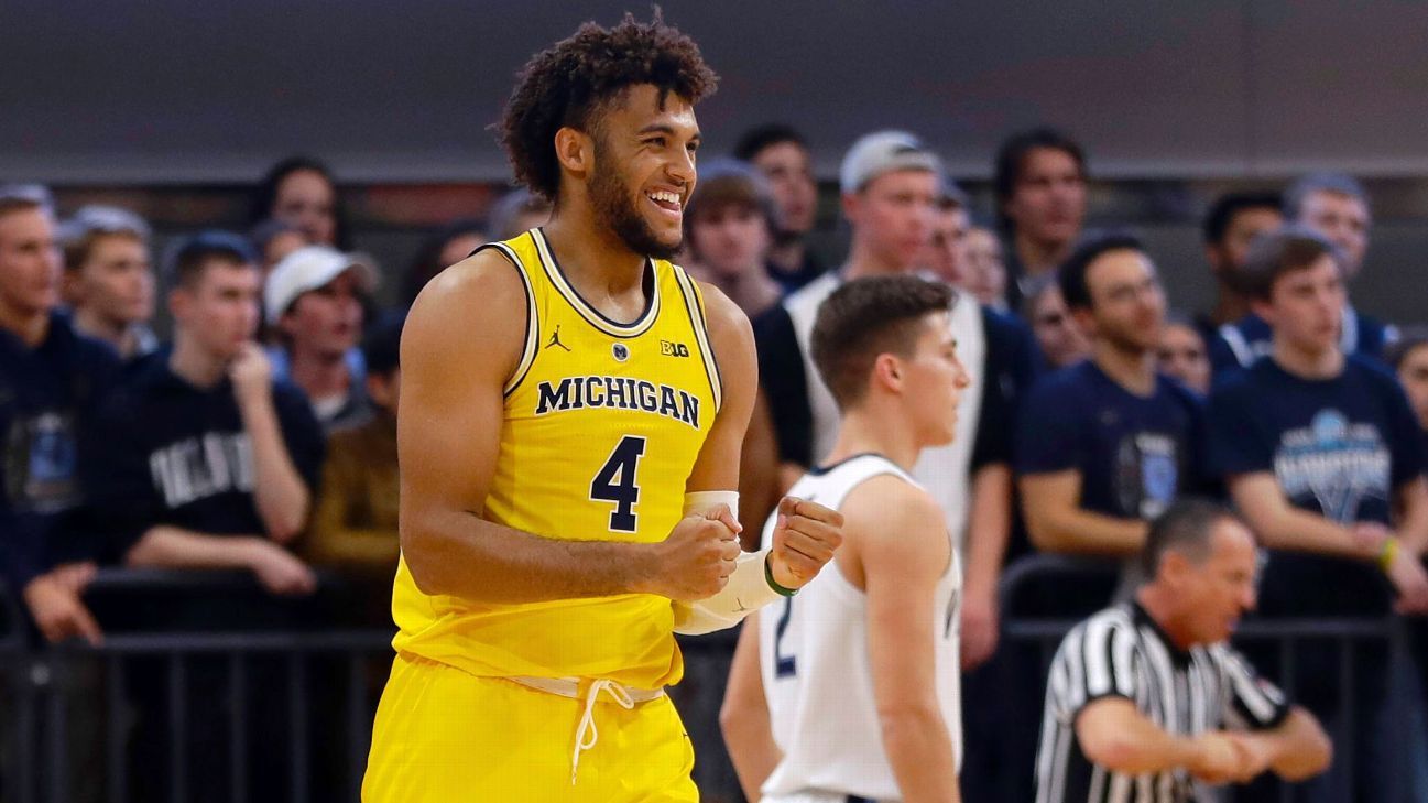 Michigan forward Isaiah Livers applies for early entry to NBA draft - ESPN