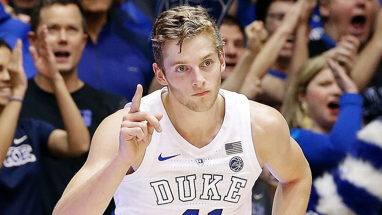 Duke's White (hamstring) unlikely to play vs. UCF - ESPN