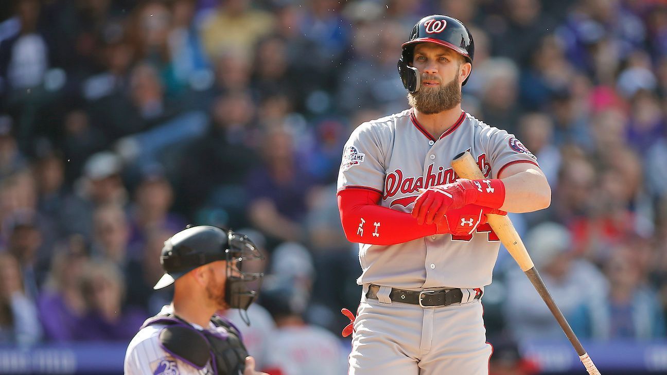 Bryce Harper y otros nueve que tienen la mayor presión en 2019 - ESPN