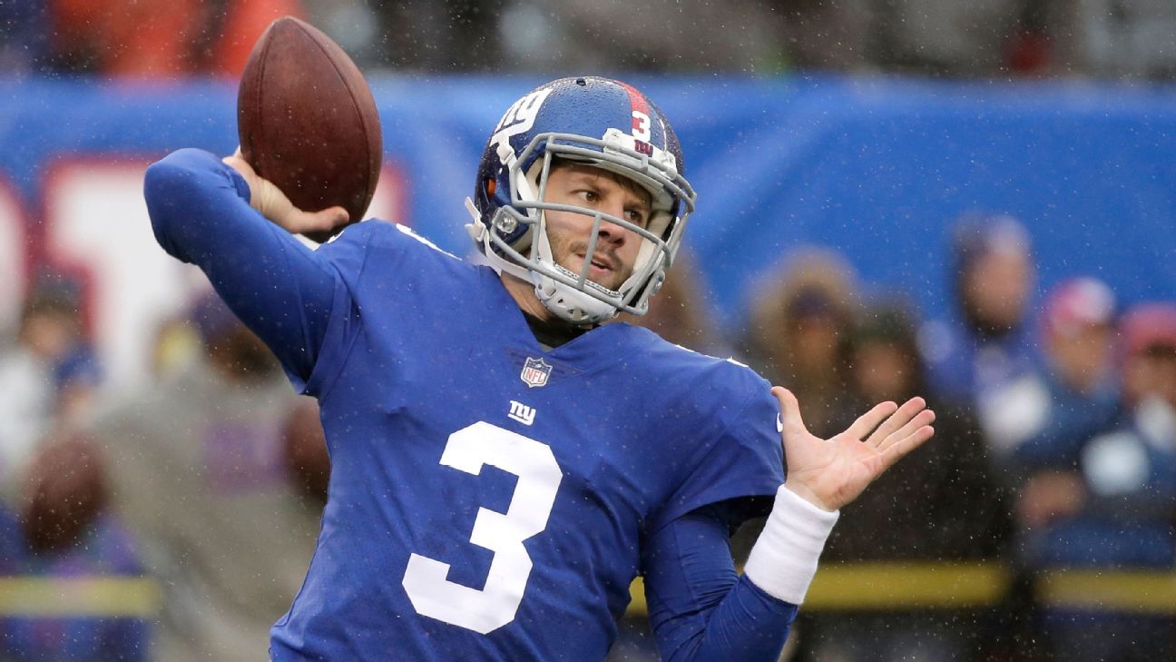 Los New York Giants recontratan al quarterback Alex Tanney - ESPN