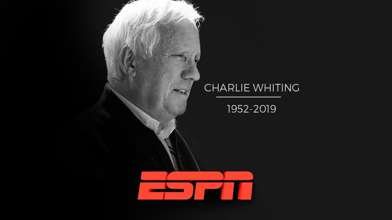 Falleció Charlie Whiting, director de carreras de la F1 - ESPN