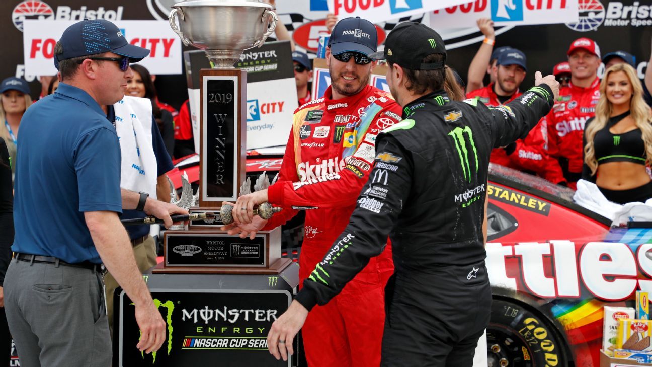 Kyle Busch beats brother Kurt to win at Bristol - ESPN