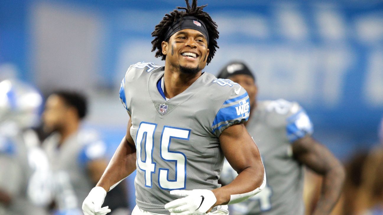 Charles Washington renueva contrato con los Detroit Lions - ESPN