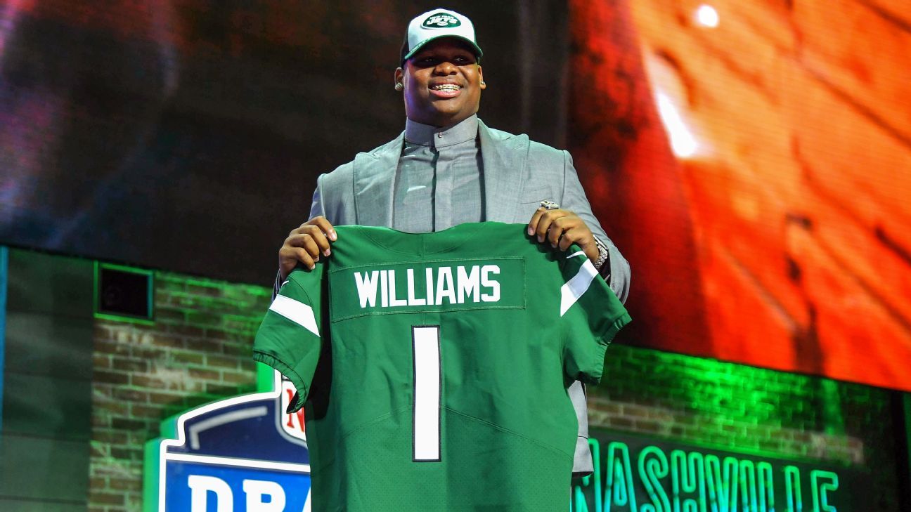 Williams, Jets reach deal; rookie to report Friday - ESPN