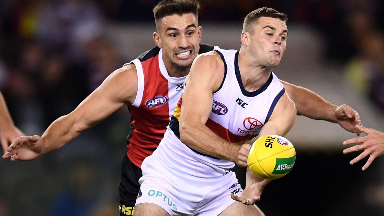 AFL Brad Crouch a Saint after Adelaide Crows step aside - ESPN