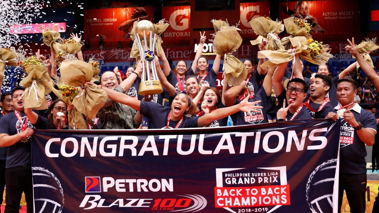 Photos - Petron wins back-to-back PSL Grand Prix titles - ESPN