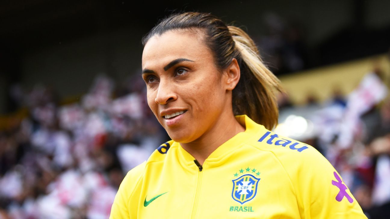 Brazil legend Marta announces engagement to Orlando Pride teammate Toni ...