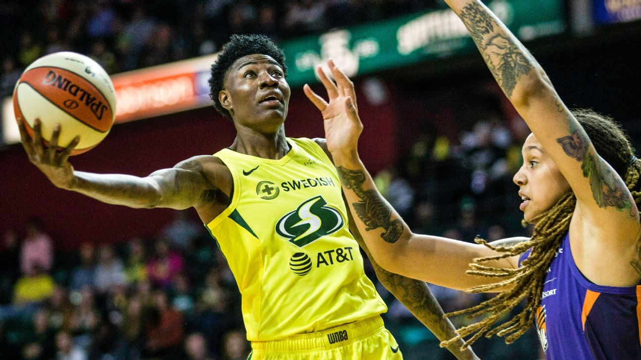 Seattle Storm open WNBA season with win despite missing stars - ESPN