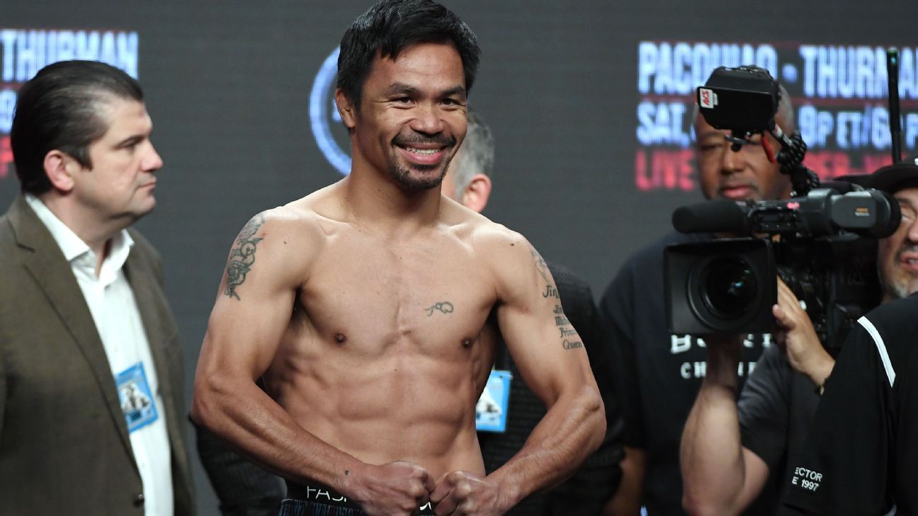 Manny Pacquiao pone el color en Las Vegas - ESPN