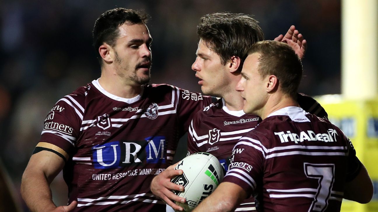 Manly in top four, horror night for Tigers - ESPN