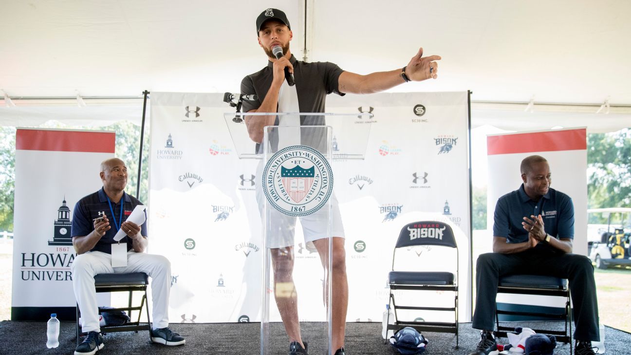 Howard bringing back golf with assist from Curry - ESPN