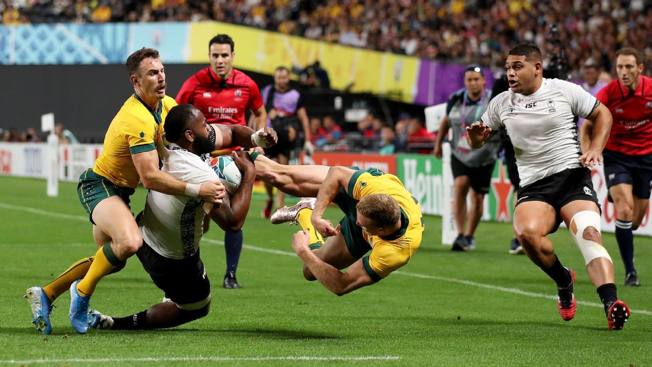 Wallabies' Reece Hodge cited for dangerous tackle against Fiji - ESPN