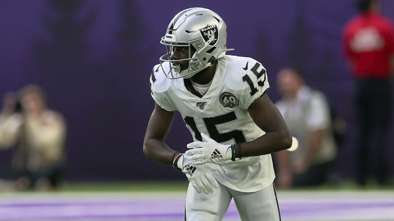 Raiders cortan al receptor abierto J.J. Nelson - ESPN