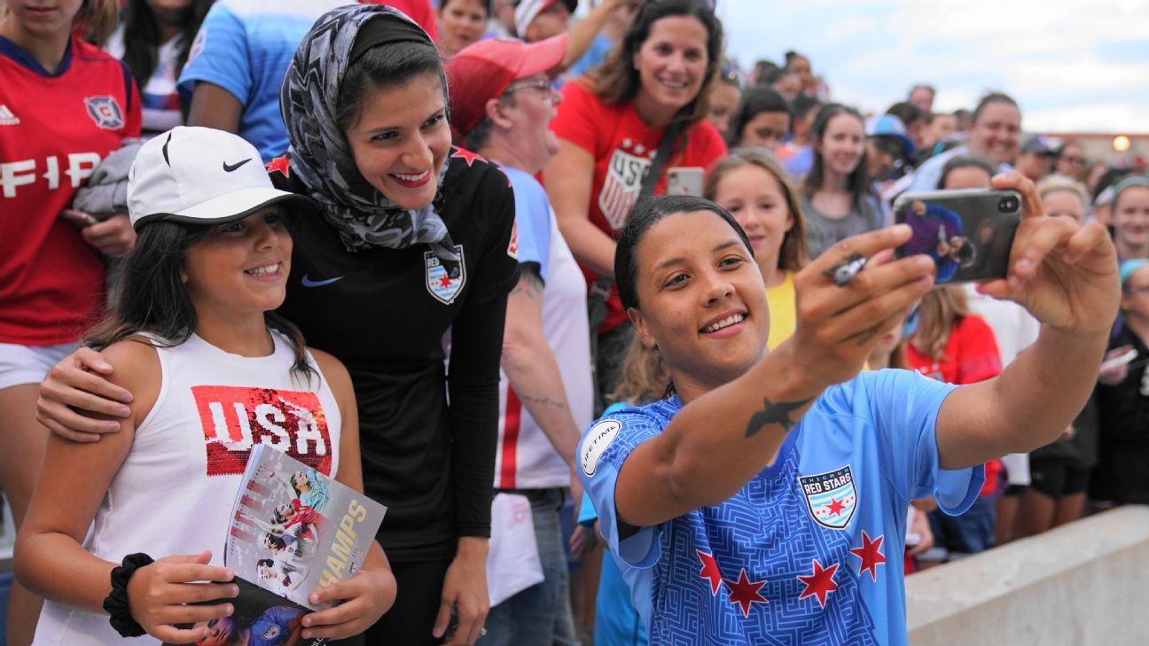 Sam Kerr stands peerless atop of Australia's goal-scoring mountain - ESPN