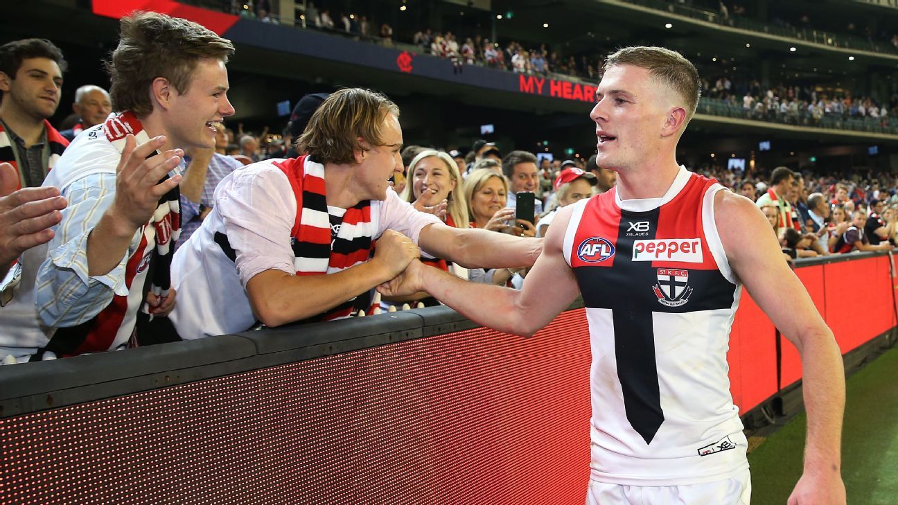 St Kilda delist wingman Jack Newnes - ESPN