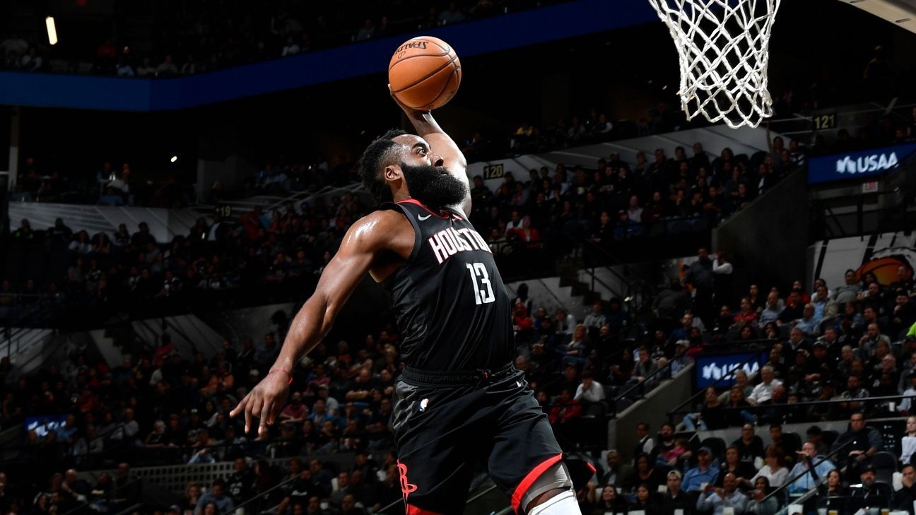 Fantasy NBA Daily Notes - Looking beyond Harden's funky dunk - ESPN