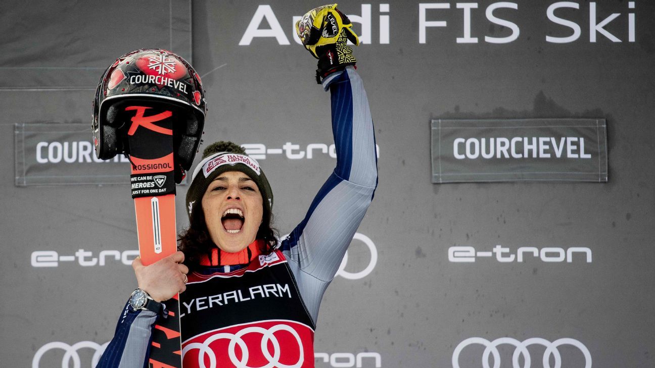 Federica Brignone rallies for first GS win since 2018, Mikaela Shiffrin ...