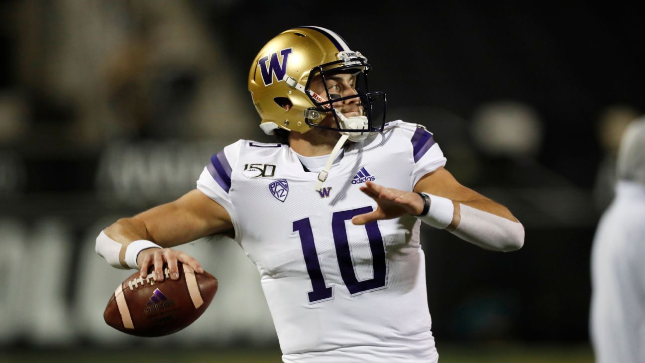 Jacob Eason se despide de Washington y apunta al draft de NFL - ESPN