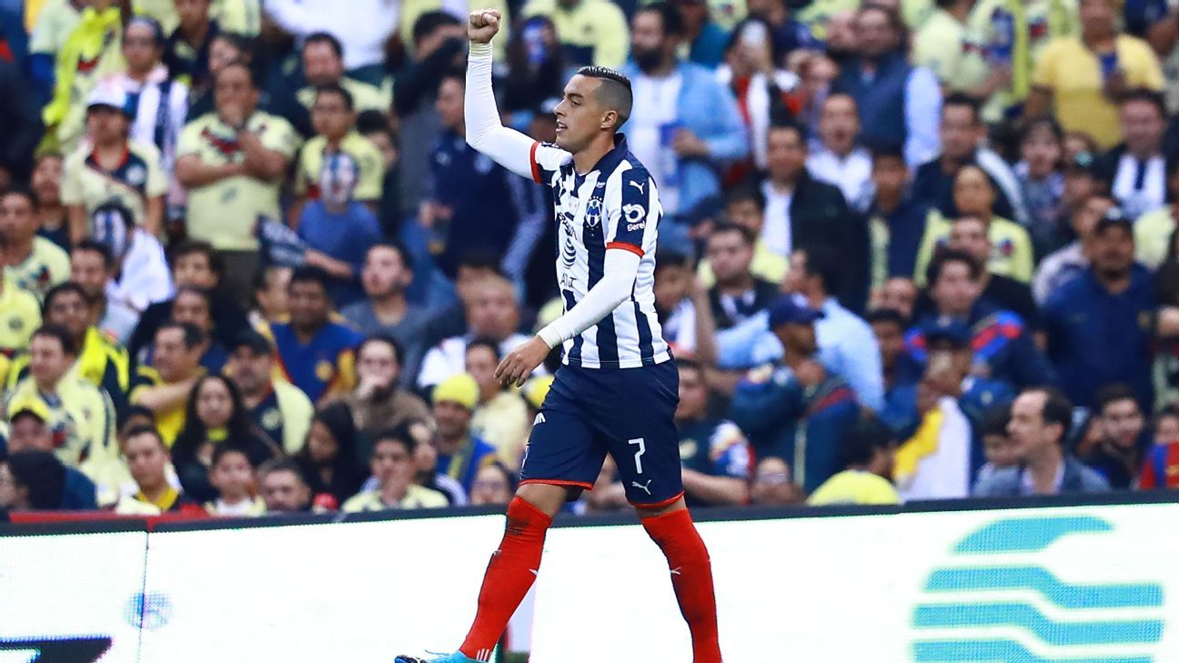 Jugadores festejan el final de la sequía de los Rayados - ESPN