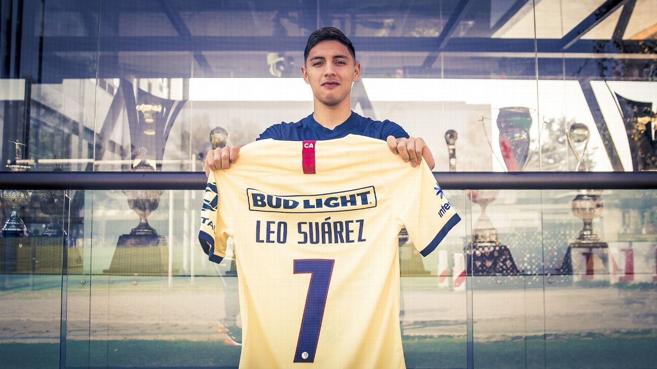 Leo Suárez ya firmó su contrato con el América; usará el 7 - ESPN