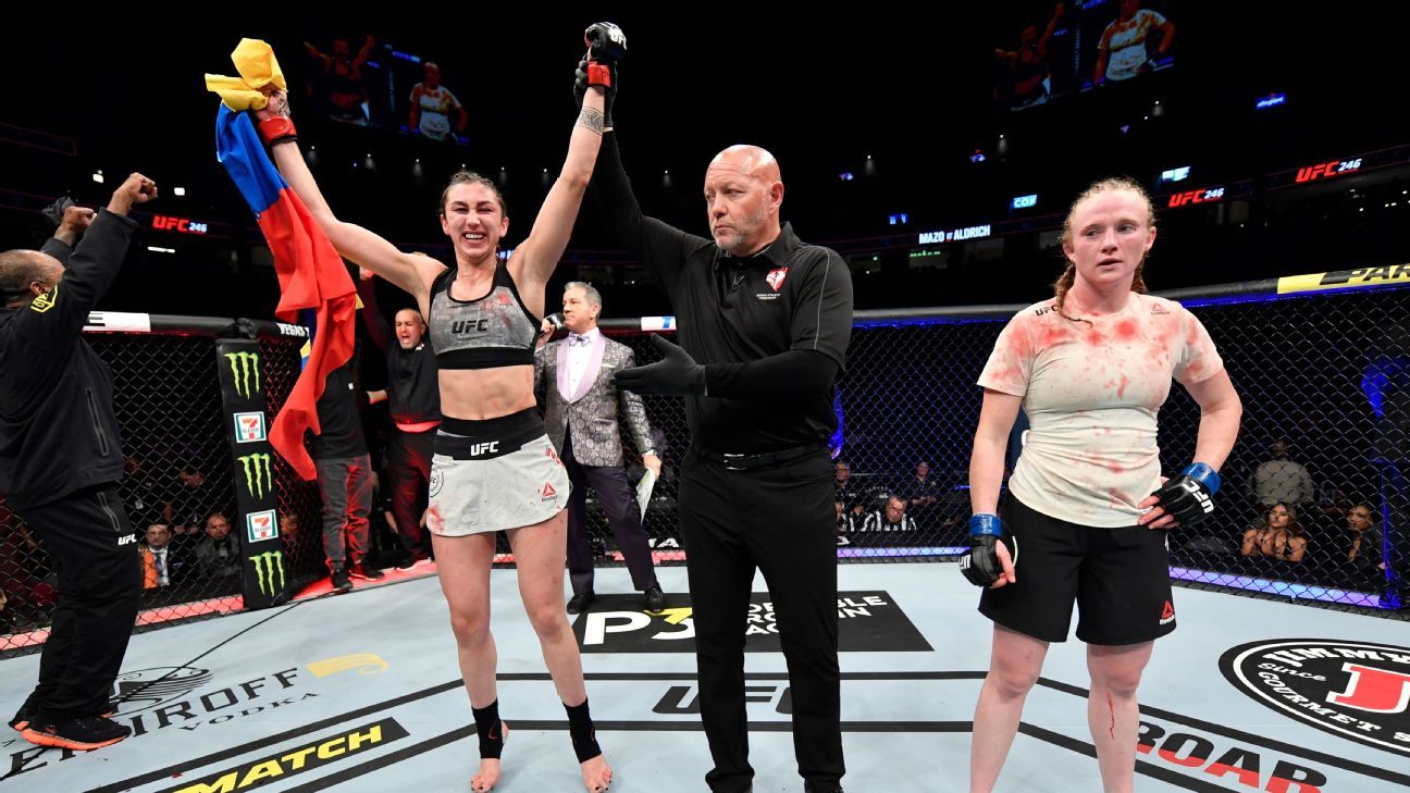 Sabina Mazo continúa ascenso en el UFC tras victoria - ESPN