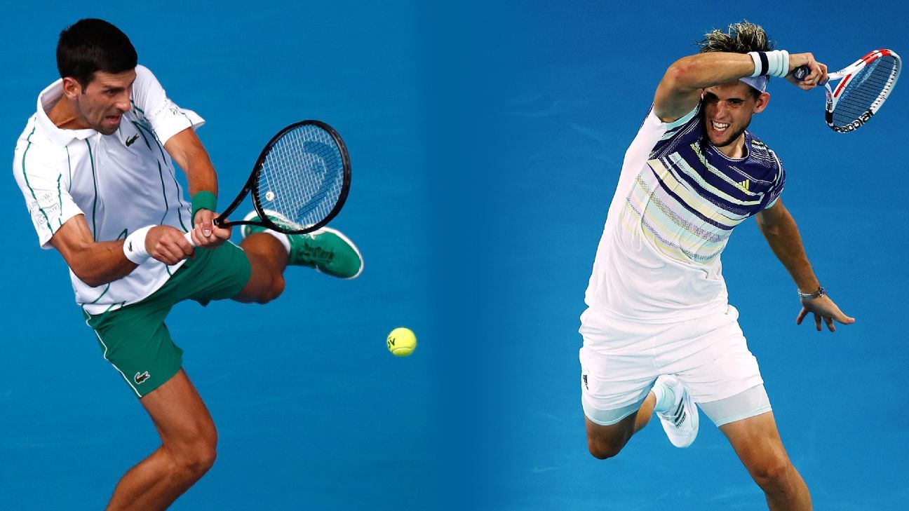 Australian Open men's final: How Novak Djokovic and Dominic Thiem got ...