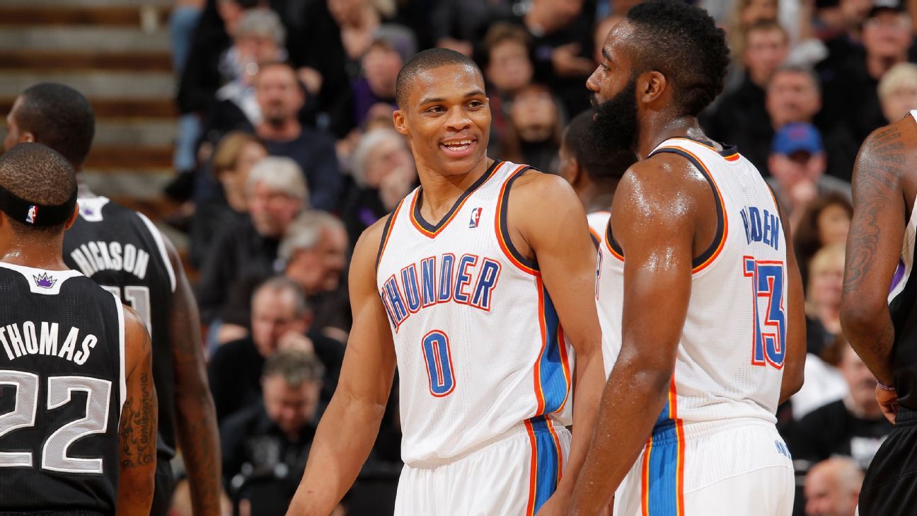 James Harden e Russell Westbrook têm 'certeza' que seriam campeões no ...