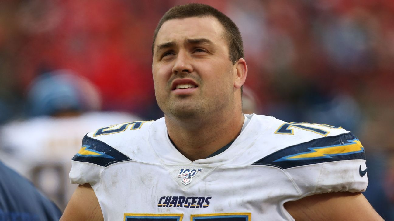 Michael Schofield leaving Chargers to sign with Panthers - ESPN