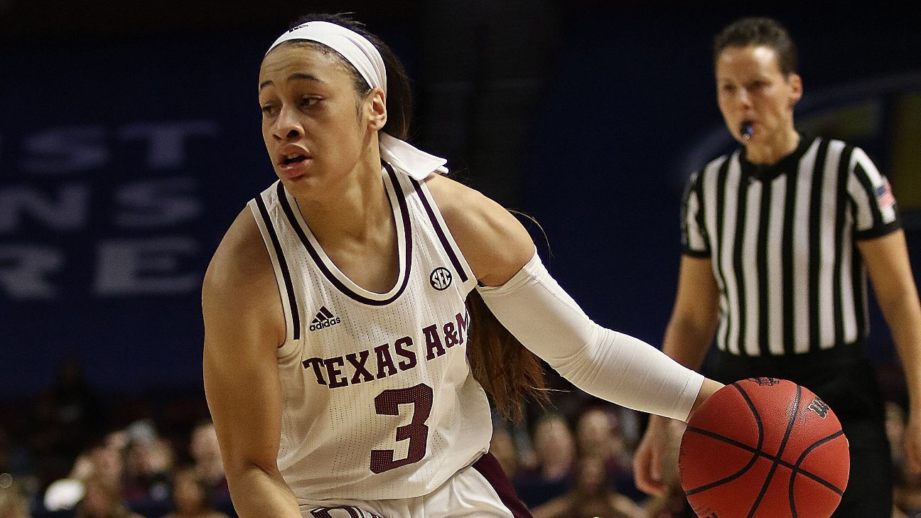 Texas A&M star Chennedy Carter declares for WNBA draft - ESPN