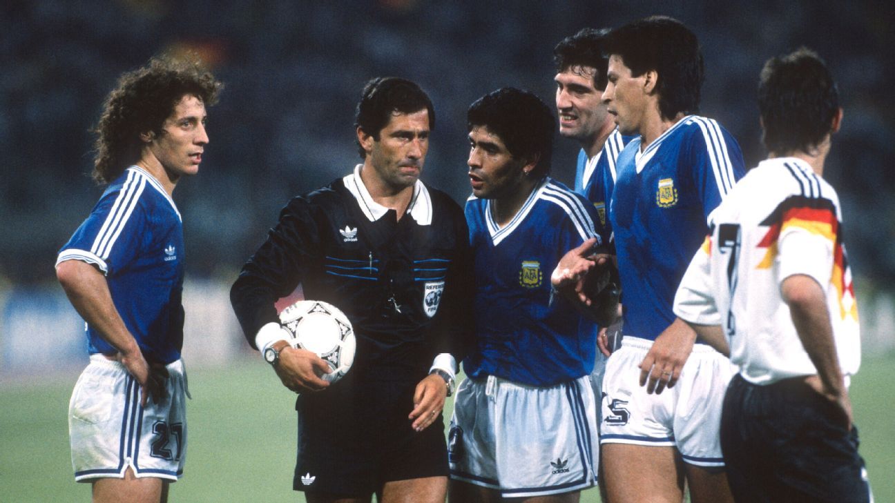 "Me hubiera encantando que Argentina ganara el Mundial de Italia 90 ...