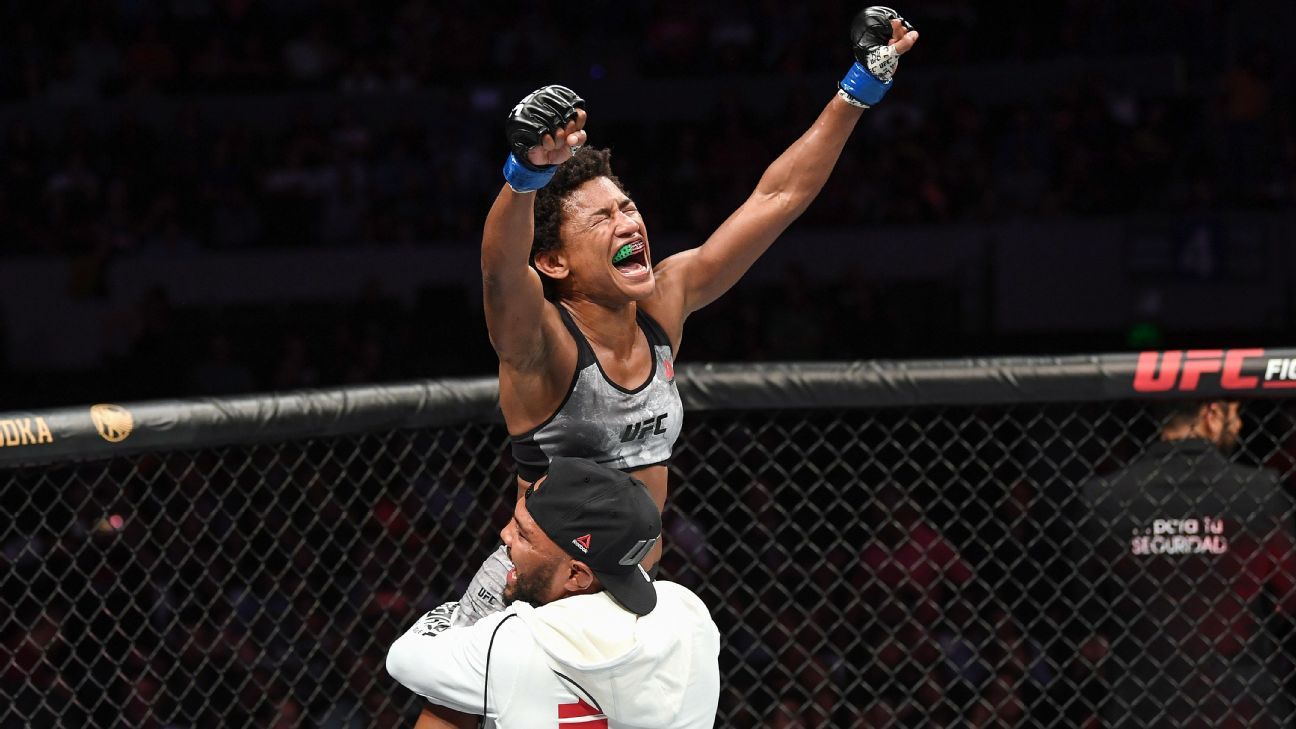 Inside the 'ferocious' artistry of UFC strawweight Angela Hill - ESPN