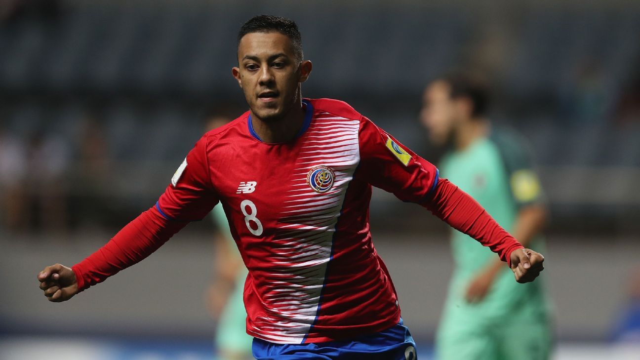 Jimmy Marín viajó a Copa Oro únicamente para jugar un minuto - ESPN