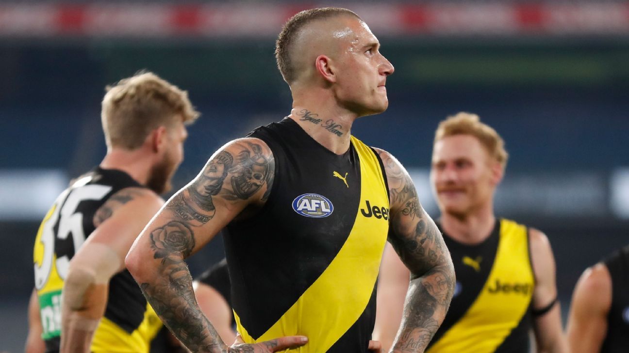 AFL Port Adelaide won't tag Richmond's Dustin Martin in final - ESPN
