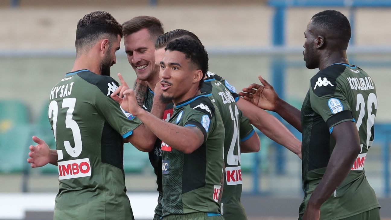 Napoli supera Verona e ressaca por título da Copa da Itália e vence ...