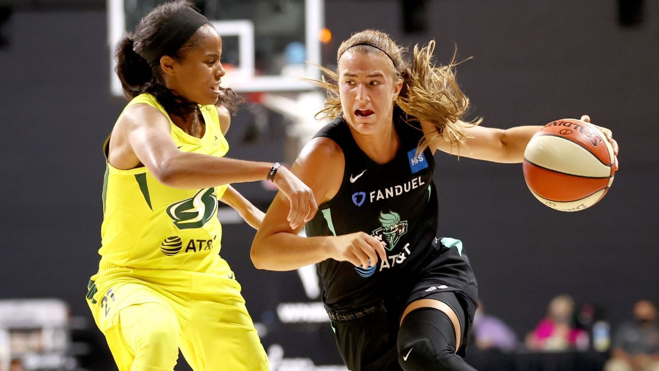 No. 1 pick Sabrina Ionescu struggles in WNBA debut for Liberty - ESPN