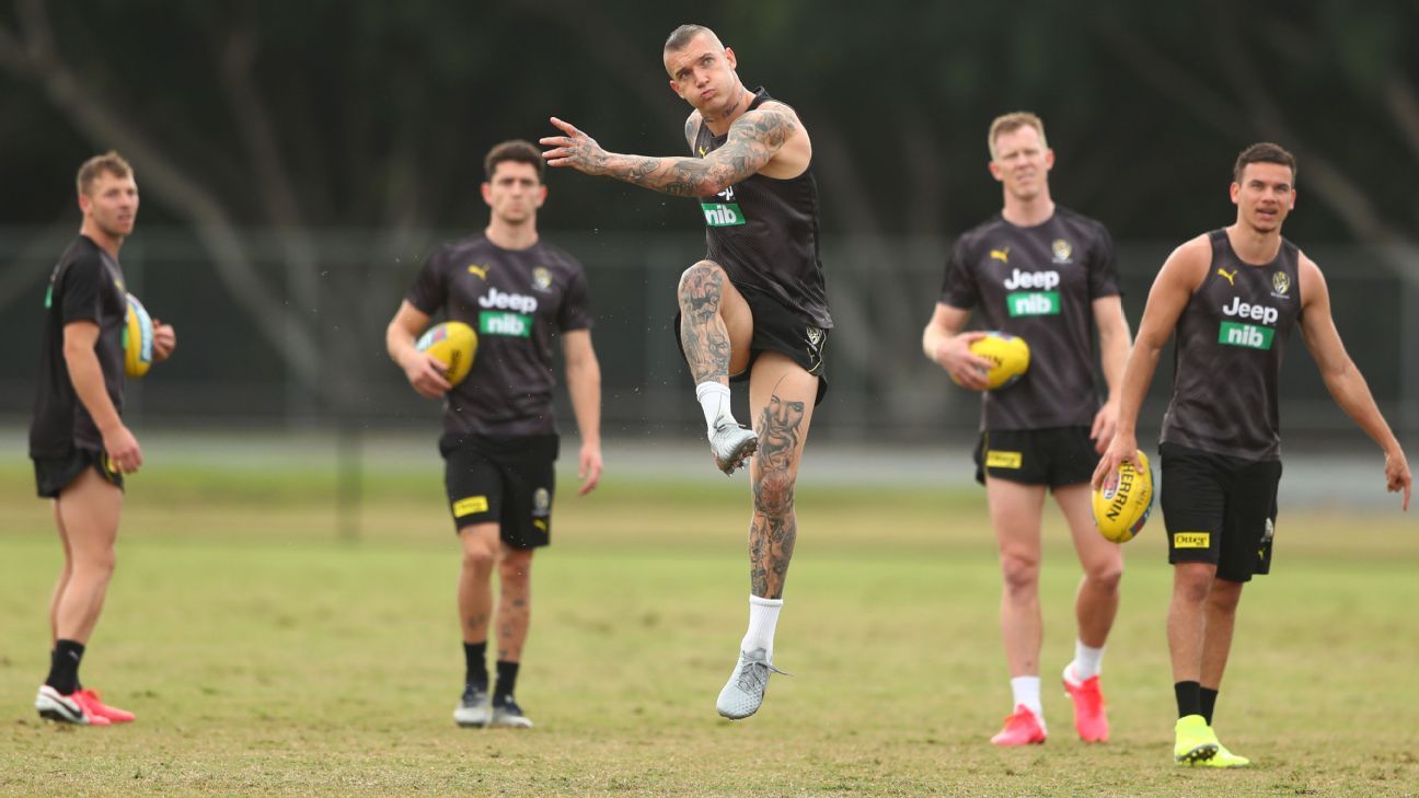 Recovery and Hub life, with Richmond AFL star Kane Lambert - ESPN