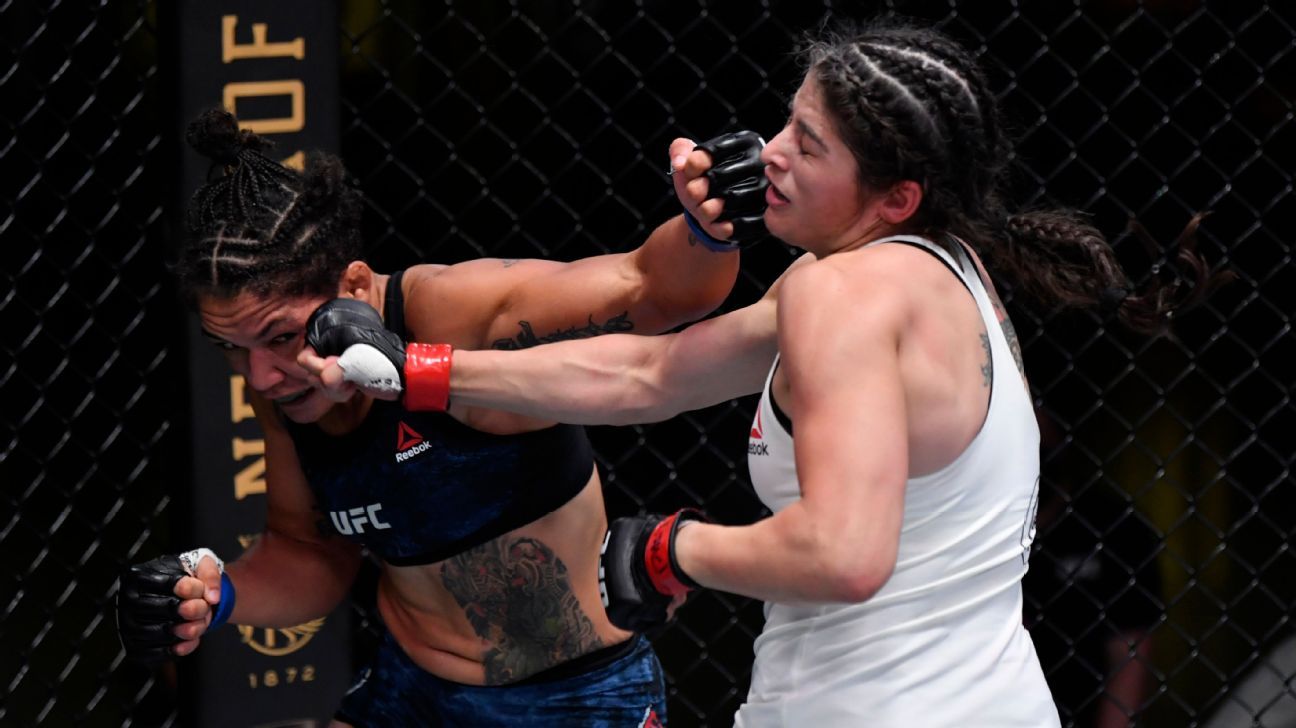 Julia Avila cayó ante Sijara Eubanks en el UFC Vegas 10 - ESPN