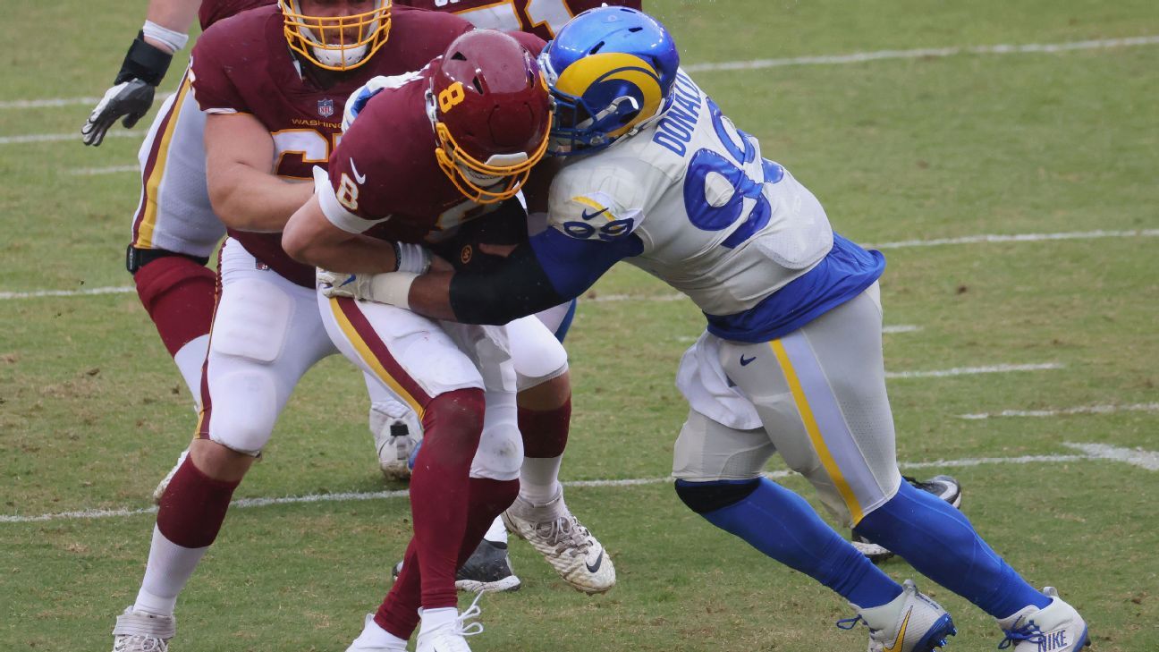 Rams have a sack party in Washington as they prepare for NFC West ...