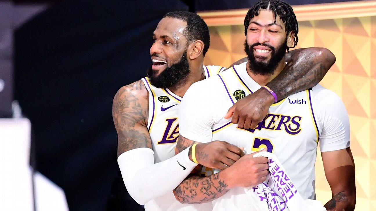 LeBron y AD debutan el miércoles en la pretemporada de Lakers - ESPN