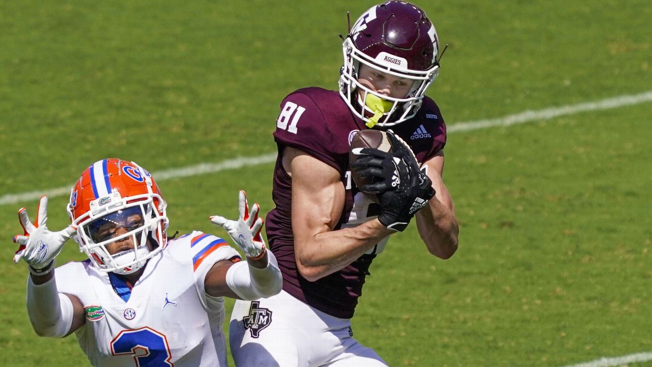 Texas A&M receiver Caleb Chapman likely out for season with knee injury ...