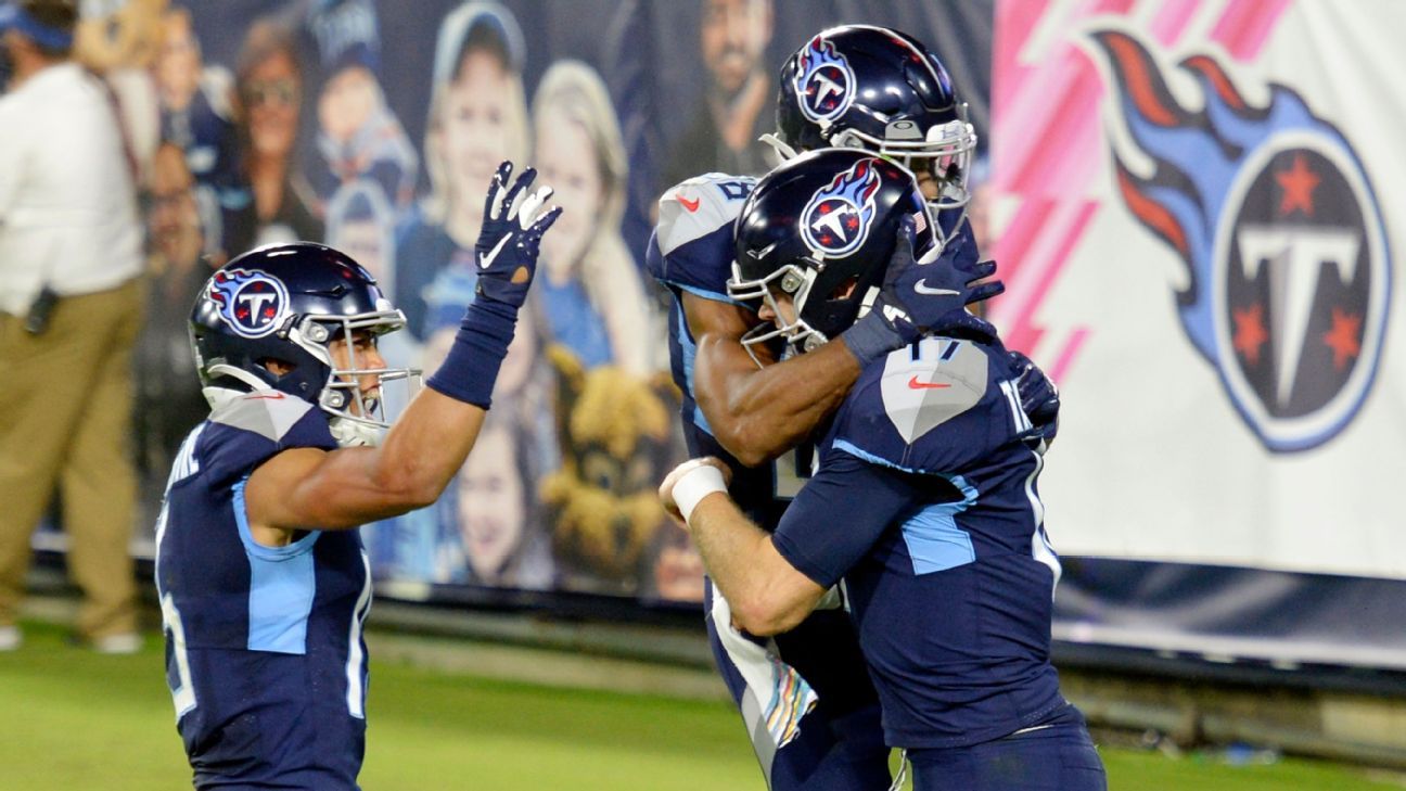 Titans have been dominating in the red zone behind Ryan Tannehill ...