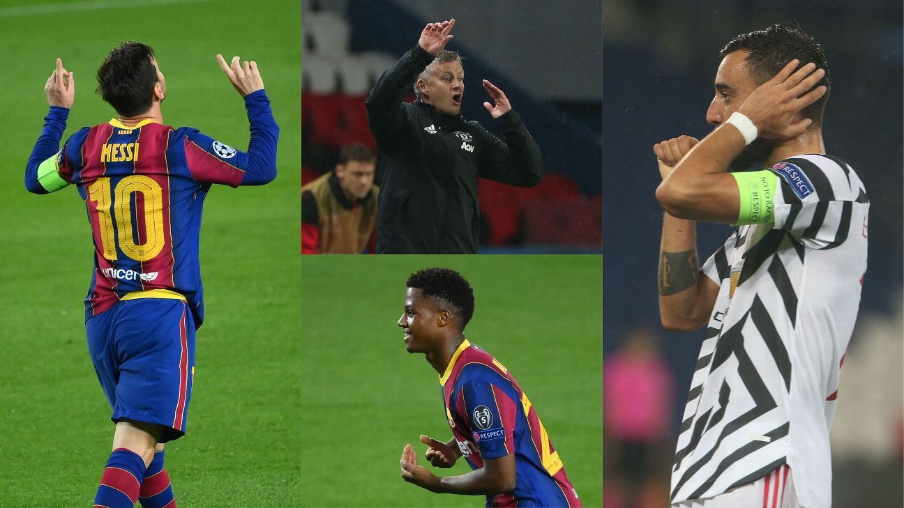 UCL stats: Messi record 16 in Champions League, Bruno one behind ...