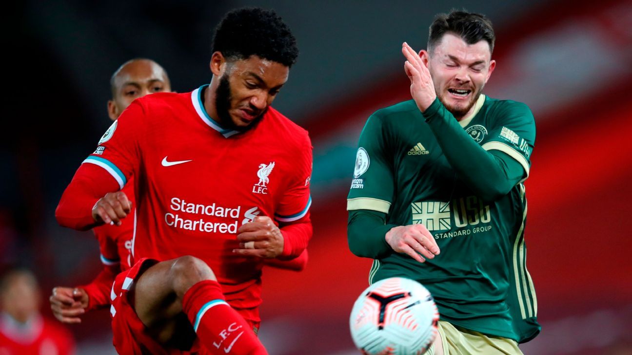 Liverpool vs. Sheffield United - Reporte del Partido - 24 octubre, 2020 ...