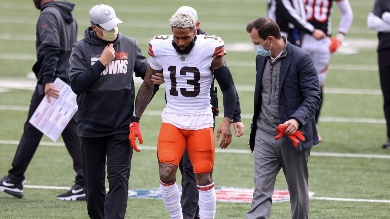 Odell Beckham Jr. se perderá el resto de la temporada con los Browns - ESPN