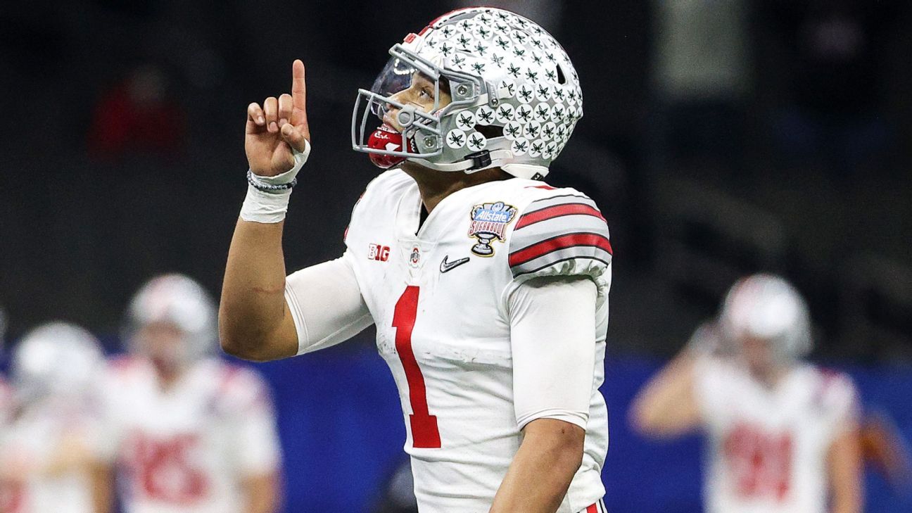 College Football Playoff - Ohio State QB Justin Fields is ready to grab ...
