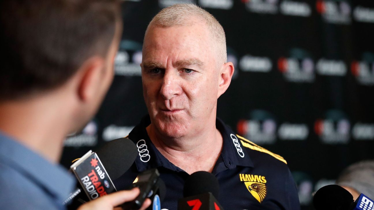 Hawks footy manager Graham Wright moves on - ESPN