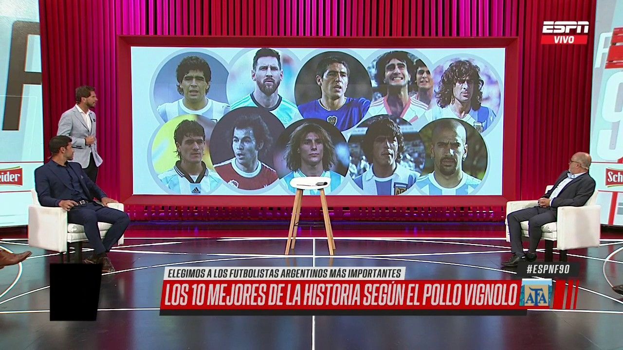 ESPN F90: ¿Quiénes son los diez mejores del fútbol argentino? ¿Juan ...