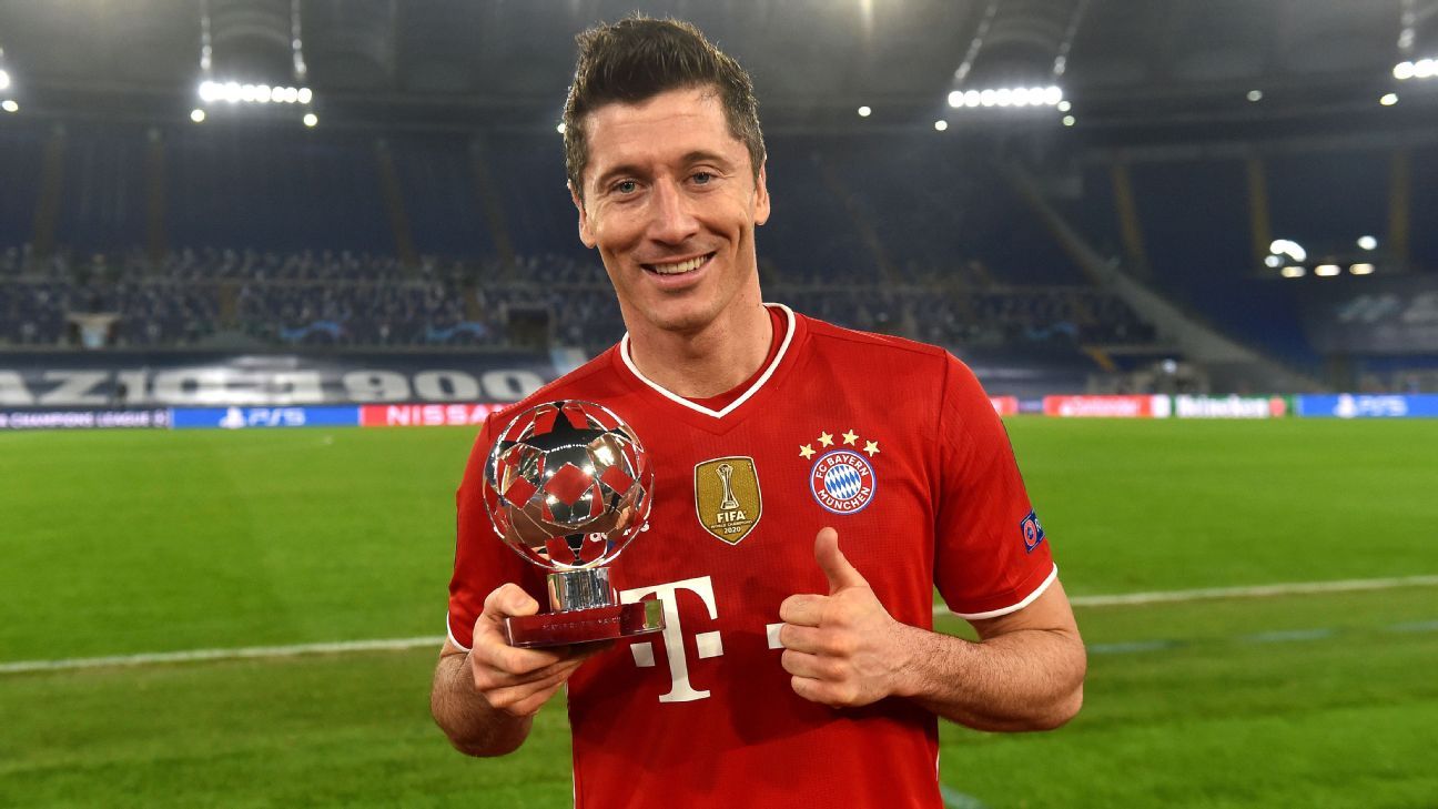 Lewandowski supera Raúl e entra no pódio dos maiores artilheiros da ...